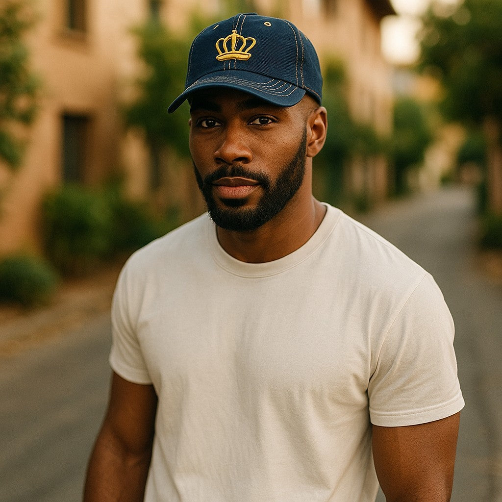 DENIM KING LOGO MEN CAP – RUGGEDFITTEDJEAN REDESIGNED